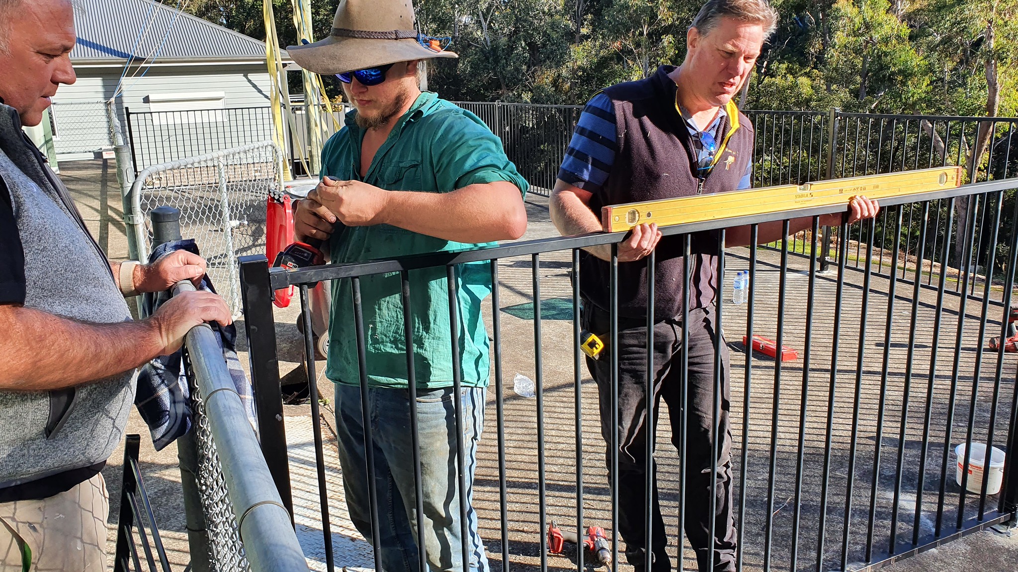 New Safety Fence for the Water Tanks – KHRFS